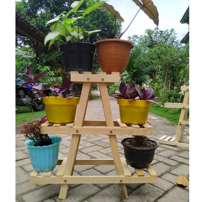 Jual PROMO !! Rak bunga susun 3 minimalis / STANDING POT 3 tingkat ... Jual PROMO !! Rak bunga susun 3 minimalis / STANDING POT 3 tingkat ...