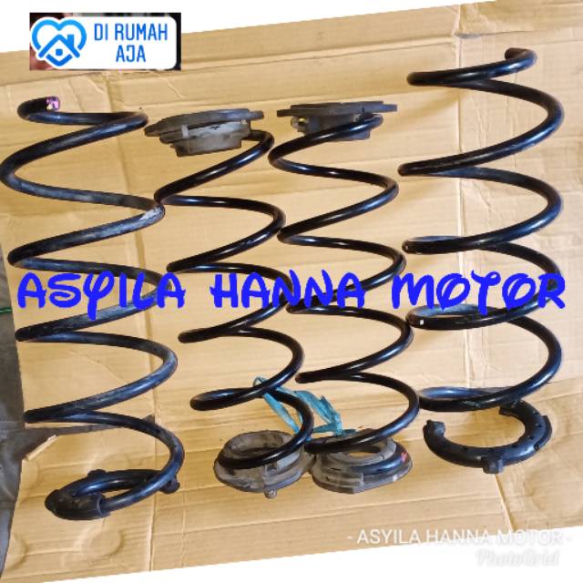Jual Per spiral coil spring honda jazz rs depan belakang 4pcs fullset ...