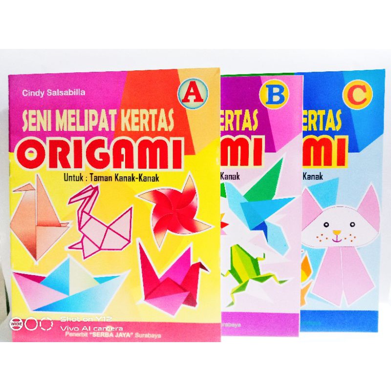 Jual buku seni melipat kertas origami untuk anak TK | Shopee Indonesia