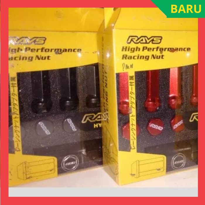 Jual Baut Roda Mobil Racing Lugnut 1.5 MM Rays Hyper Nut Baut Velg ...