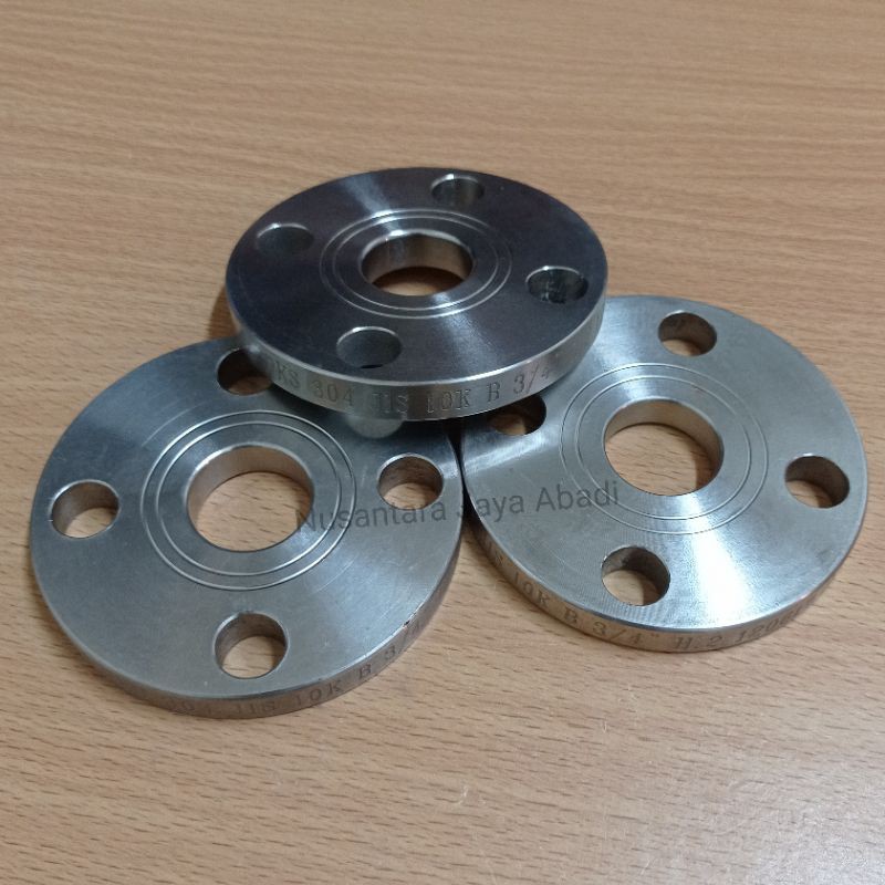 Jual Flange Stainless 304 JIS 10K 3/4 " inchi DN 20 | Shopee Indonesia