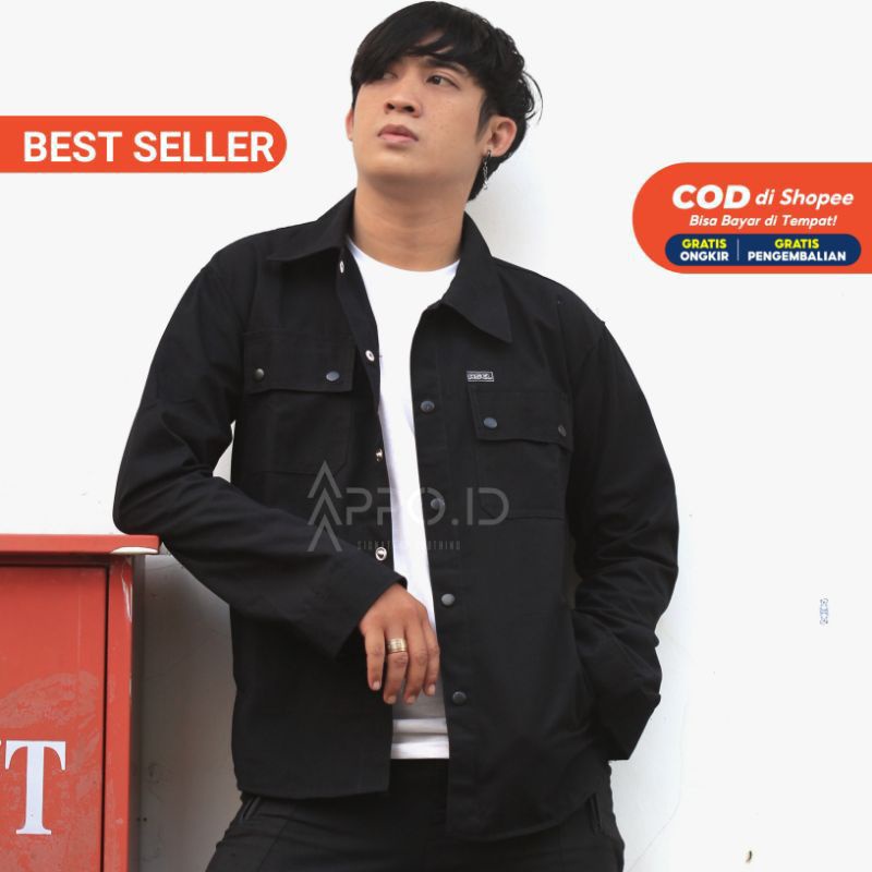 Jual KEMEJA PRIA POLOS SEMI PARKA # KEMEJA PARKA # KEMEJA SEMI PARKA ...