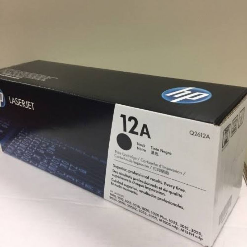 Jual Cartridge Toner Hp Laserjet 12A Q2612A Original | Shopee Indonesia