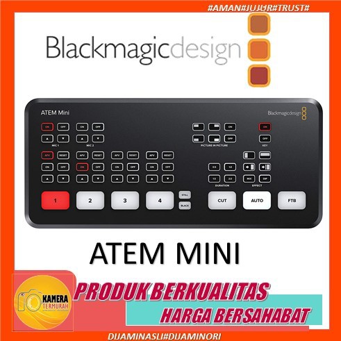 Jual Blackmagic Design Atem Mini HDMI Live Stream Switcher | Shopee ...
