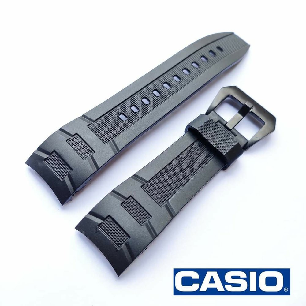 Jual TALI JAM TANGAN CASIO EDIFACE EF-132PB STRAP RUBBER SUPER EF 132 ...