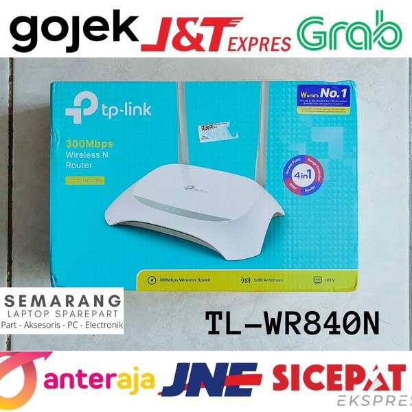 Jual TP-LINK TL-WR840N ORIGINAL Wifi Wireless n Router 300Mbps TpLink ...
