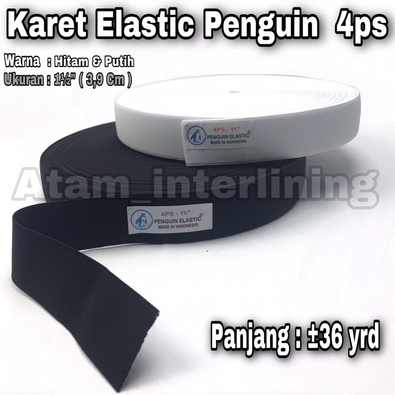 Jual Karet Elastis Elastik elastic Penguin pinguin | karet pinggang ...