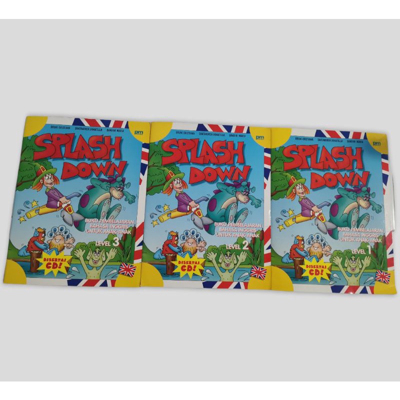 Jual buku belajar bahasa inggris untuk anak anak Splash Down level 1 2 ...
