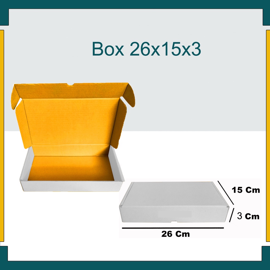 Jual Box 26x15x3 Cm LS/Box Sarung/Kardus Polos/Karton Polos/Box Kaos ...