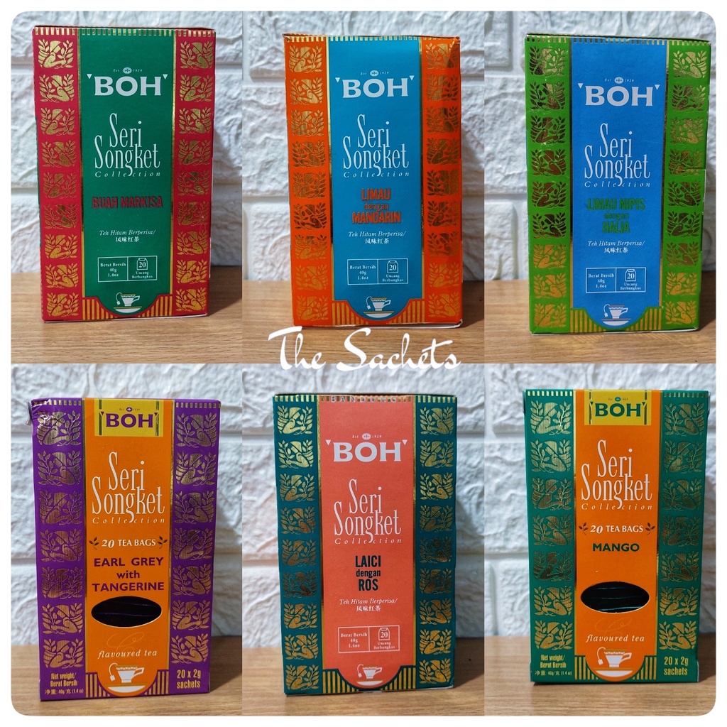 Jual BOH Black Tea Seri Songket Sachet | Shopee Indonesia