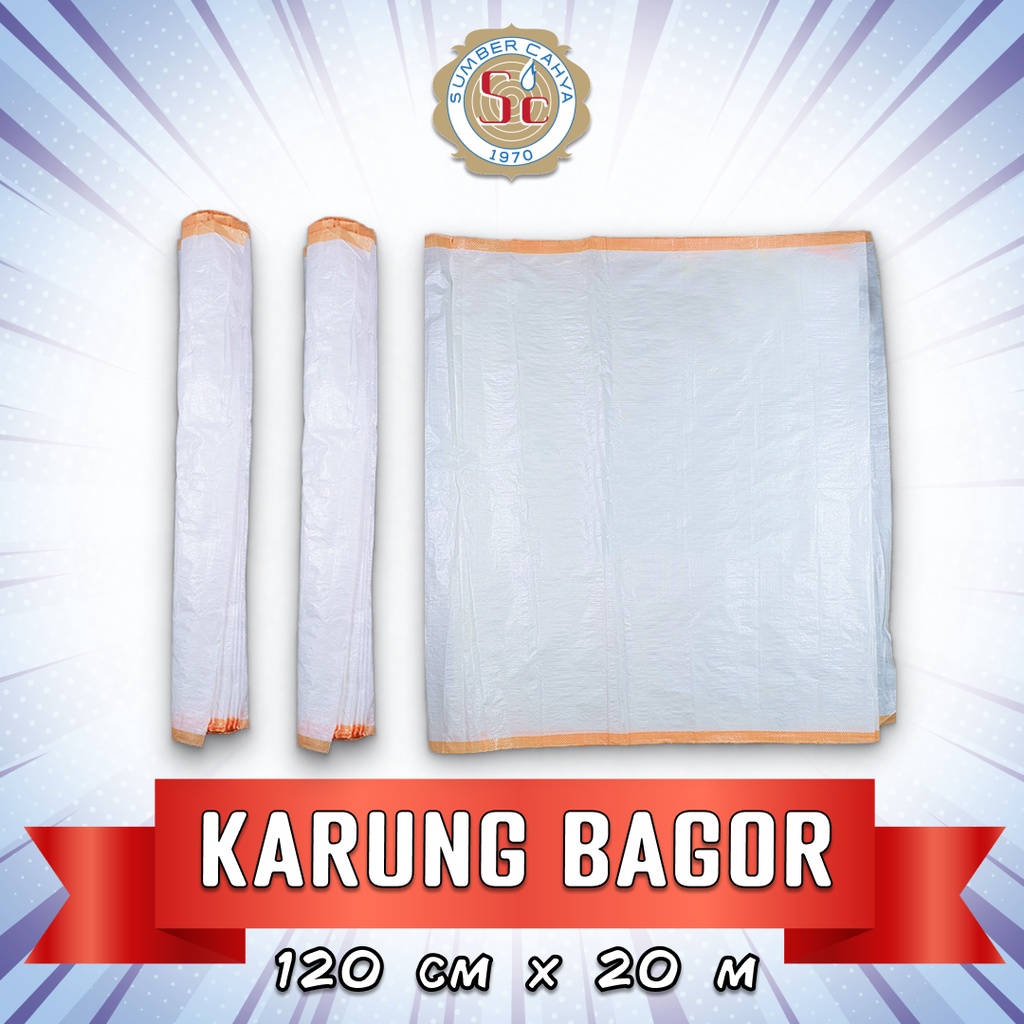 Jual Karung Bagor Roll ukuran 120 cm x 20 Meter 1 PCS | Shopee Indonesia