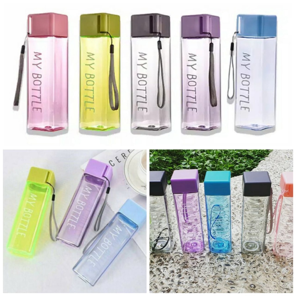 Jual [MY BOTTLE KOTAK] BOTOL MINUM KOTAK PERSEGI MY BOTOL ANAK 480ML ...