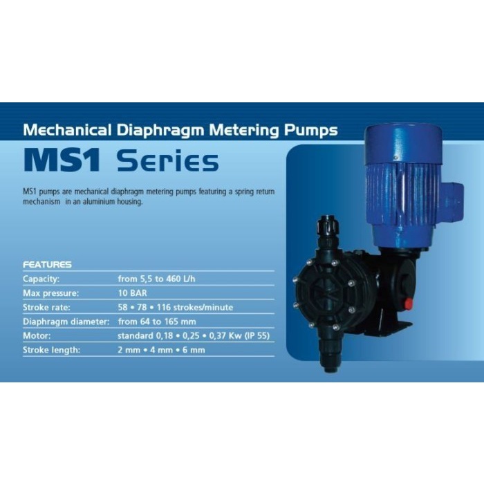 Jual Dosing Pump Seko MS1C165C Mechanical Diaphragm Chemical Pump ...