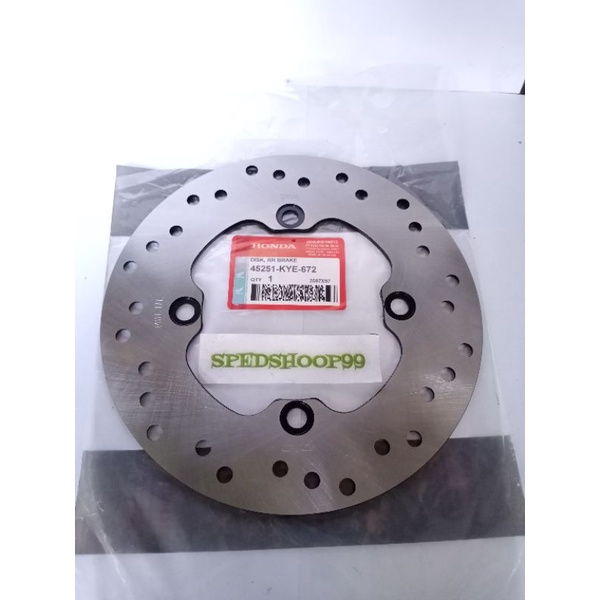 Jual Promo piringan cakram blakang KYE Megapro New monoshock Tiger revo ...