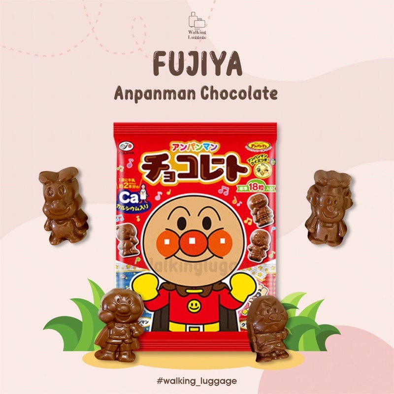 Jual FUJIYA Anpanman Chocolate | Permen Cokelat Anpanman (made in Japan ...