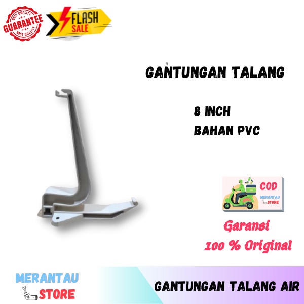 Jual Gantungan Talang Air Rumah PVC 8 Inch Kotak Handle Hanger Pegangan ...