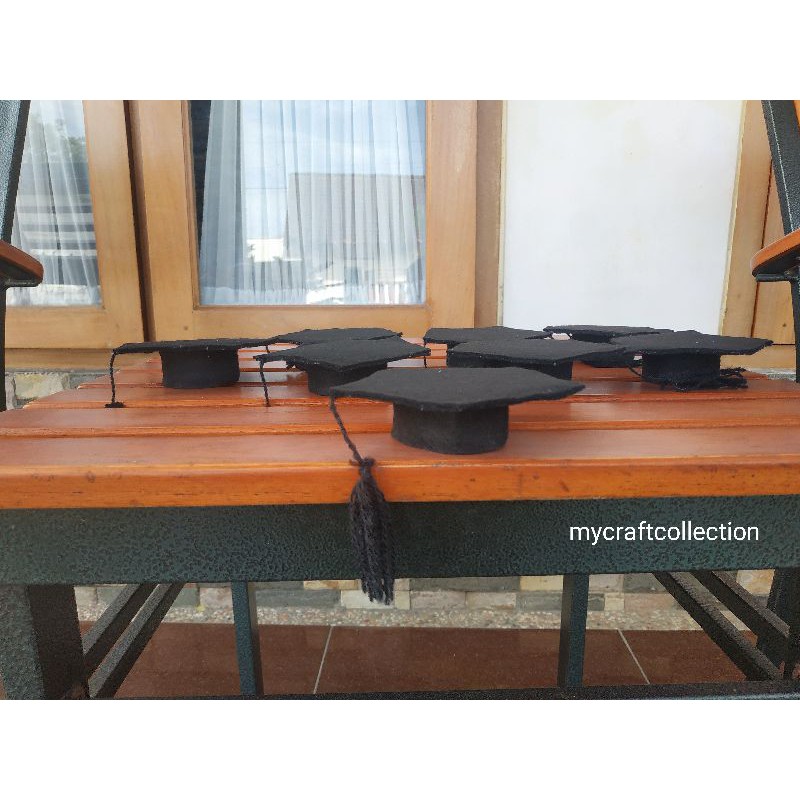 Jual Toga / Topi wisuda bentuk segilima ukuran 5 cm dan 10cm untuk ...