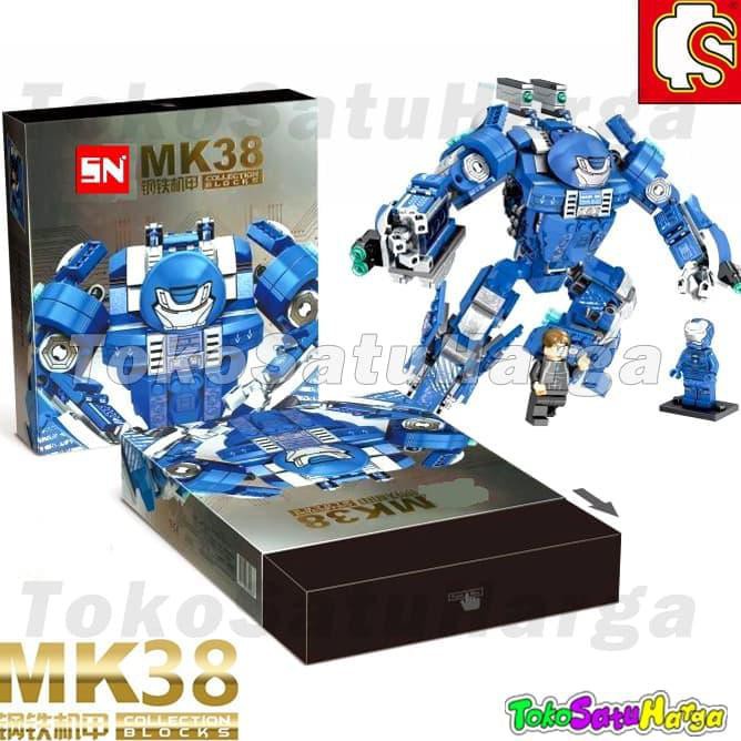 Jual Brick Sembo Block SY 60031 MK 38 Ironman Hulkbuster Mech Robot ...