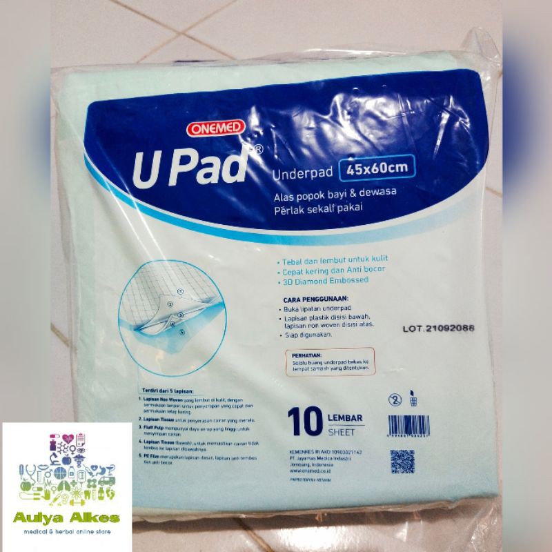 Jual Onemed Upad/underpad 45x60cm alas/perlak | Shopee Indonesia