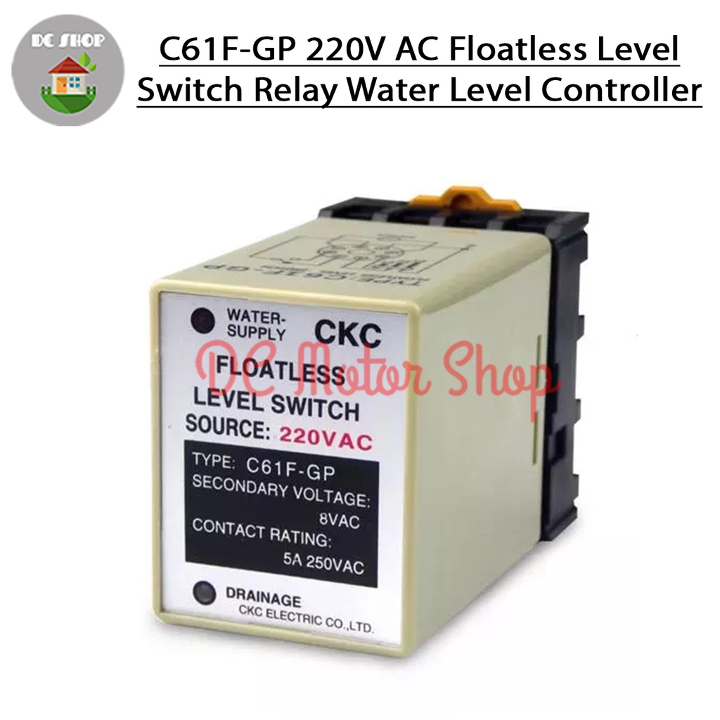 Jual C61F-GP 220V AC floatless level switch Relay / Water Level Controller | Shopee Indonesia