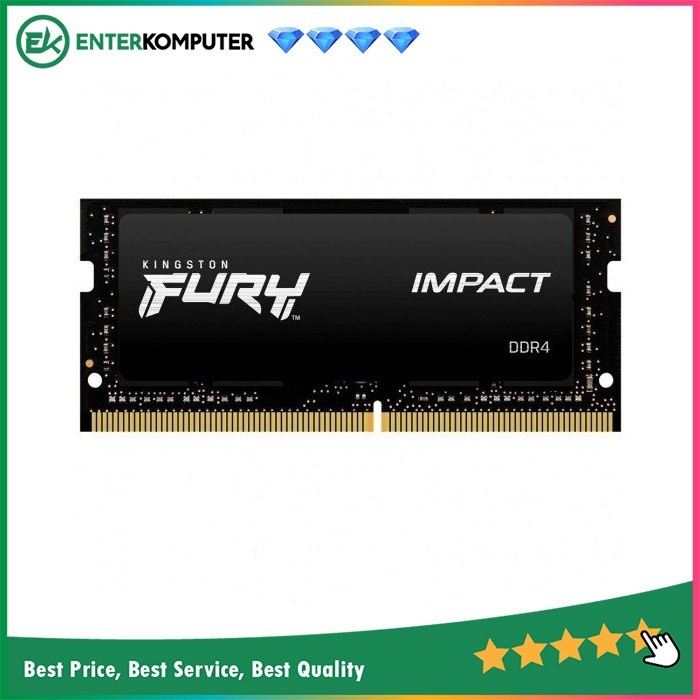 Jual Kingston Fury Impact SO-DIMM DDR4 8GB PC25600 Single Channel | Shopee Indonesia