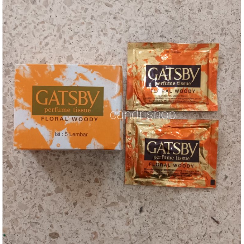 Jual MANDOM Perfume Tissue (1 pak isi 5 lbr) | 2 varian | Shopee Indonesia