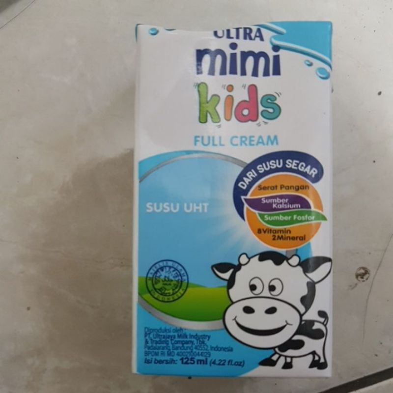 Jual susu ultra mimi full cream 125ml | Shopee Indonesia