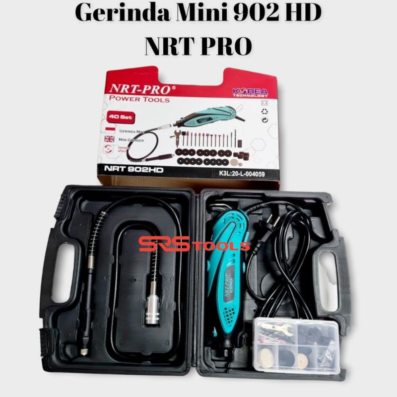 Jual NRT PRO 902 HD Mini Die Grinder Set 40 Pcs - Tuner Set Gerinda Bor ...
