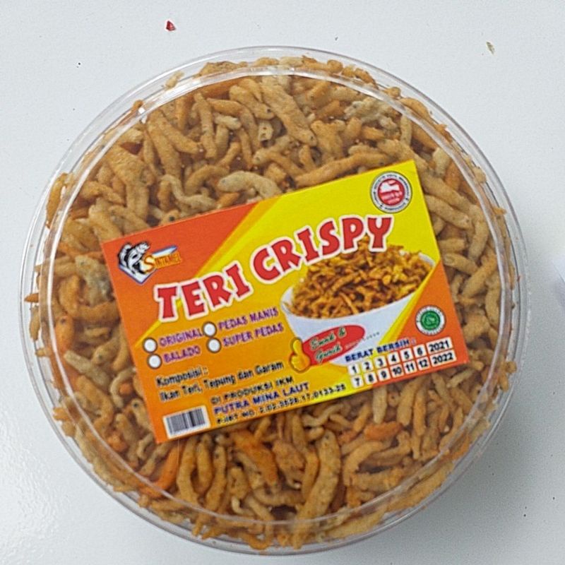 Jual TERI CRISPY 160 GRAM NON MSG TERI NASI CRISPY CAMILAN SEHAT KHAS ...