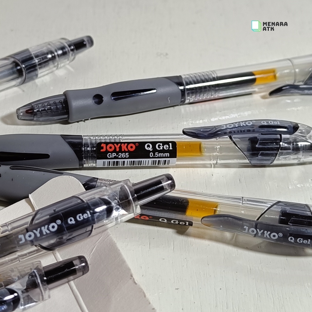 Jual Pulpen Ketik GEL JOYKO GP-265 (Q GEL) 0.5MM Hitam Biru Merah (12PCS) | Shopee Indonesia