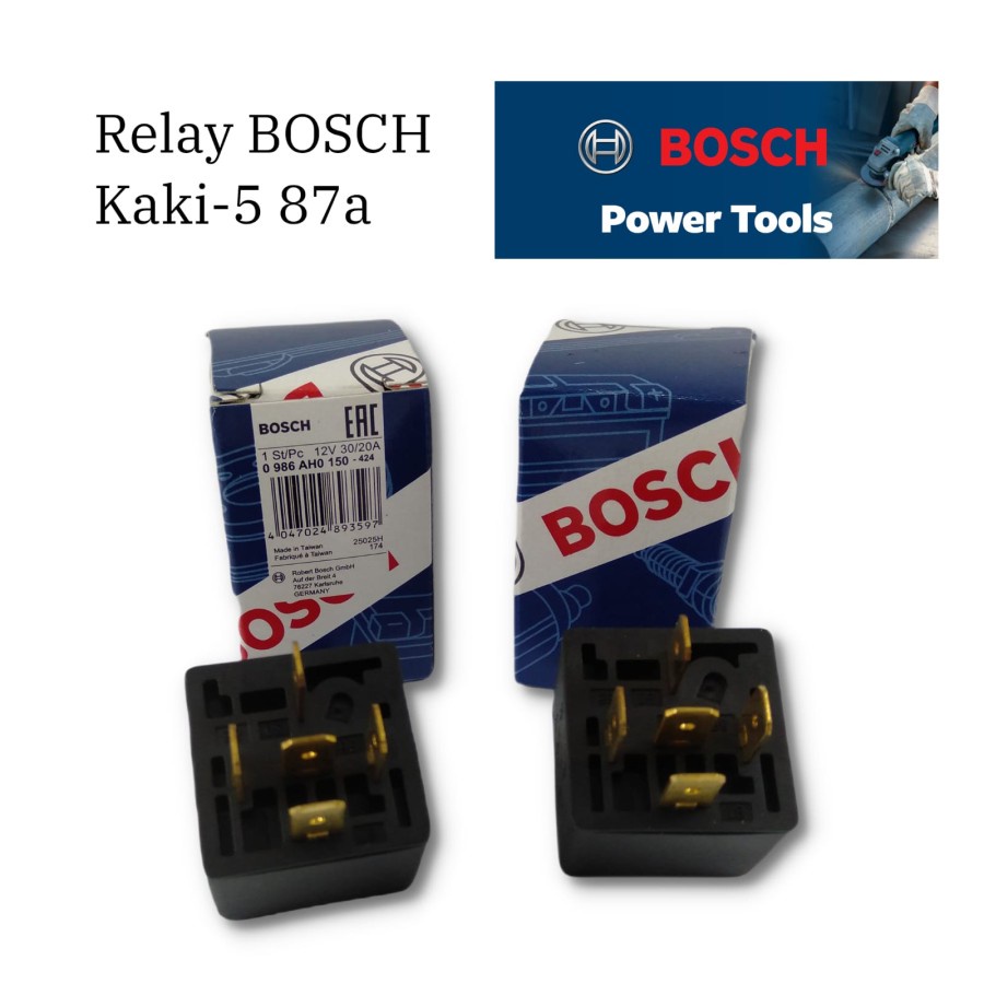Jual BOSCH Relay 87a Kaki 5 Pin Pemutus K5 12V 24V Original | Shopee ...