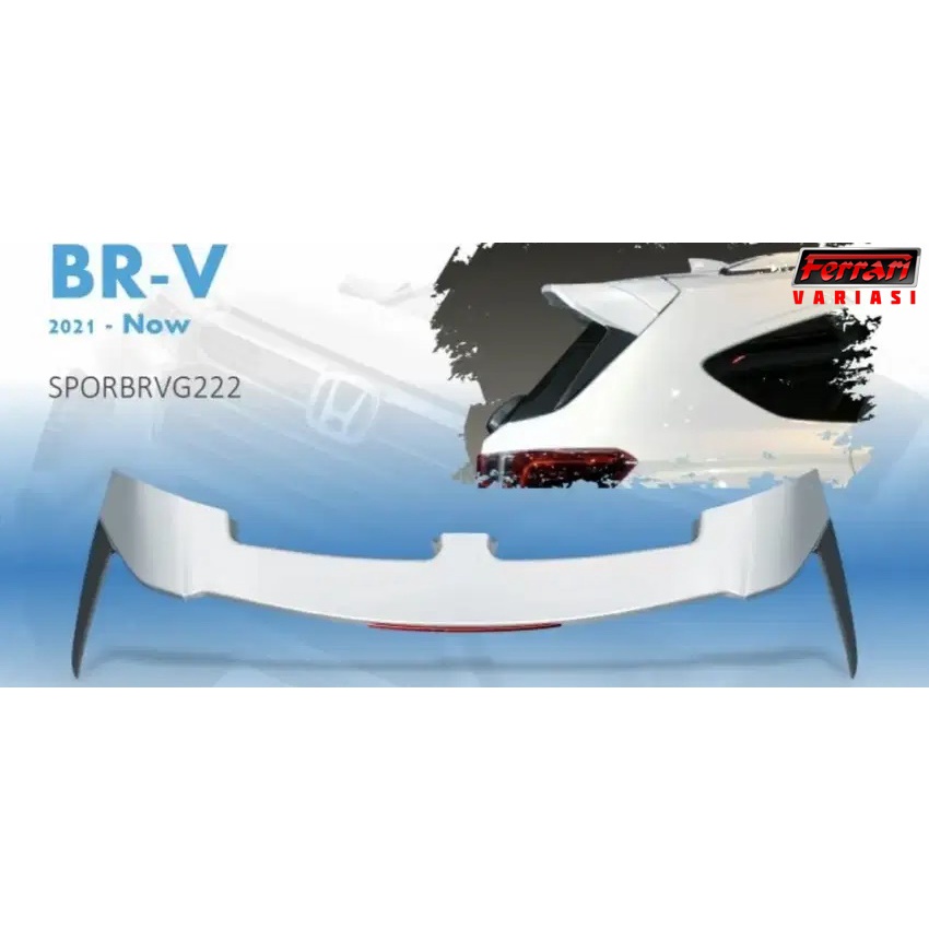 Jual Spoiler aksesoris mobil Honda all new BRV 2022 - white ferrari ...