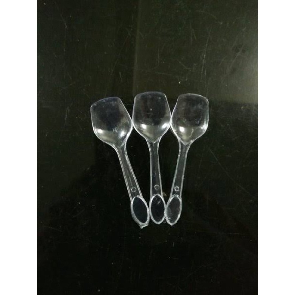 Jual Sendok Puding Isi 25 / Sendok Plastik Kecil Pudding Ice Cream ...