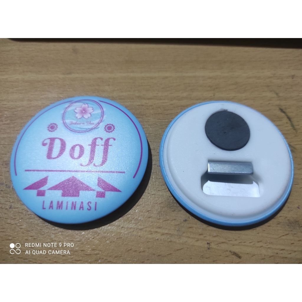 Jual Magnet dan pembuka botol 58mm, Bisa custom, tanpa minimal order ...