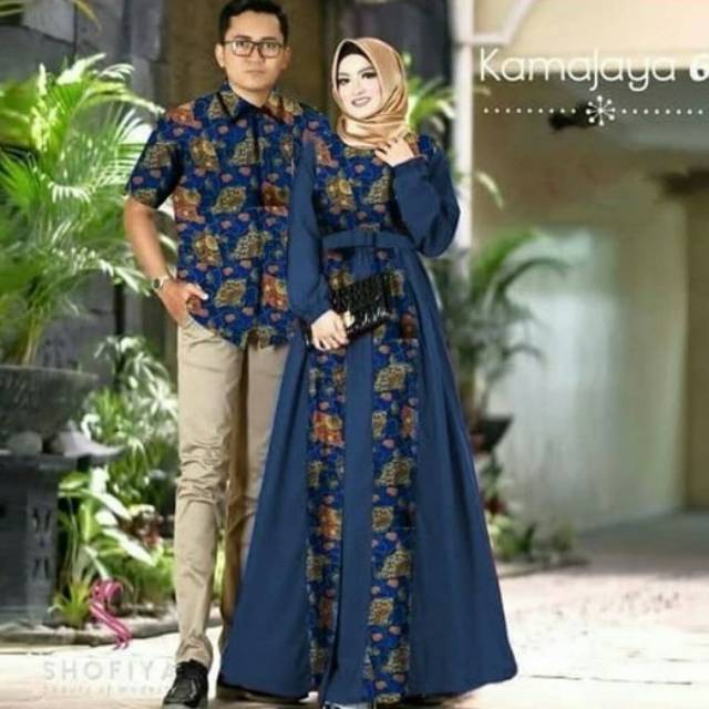 Jual MA1203 - KAMAJAYA COUPLE NAVY (set) | Shopee Indonesia