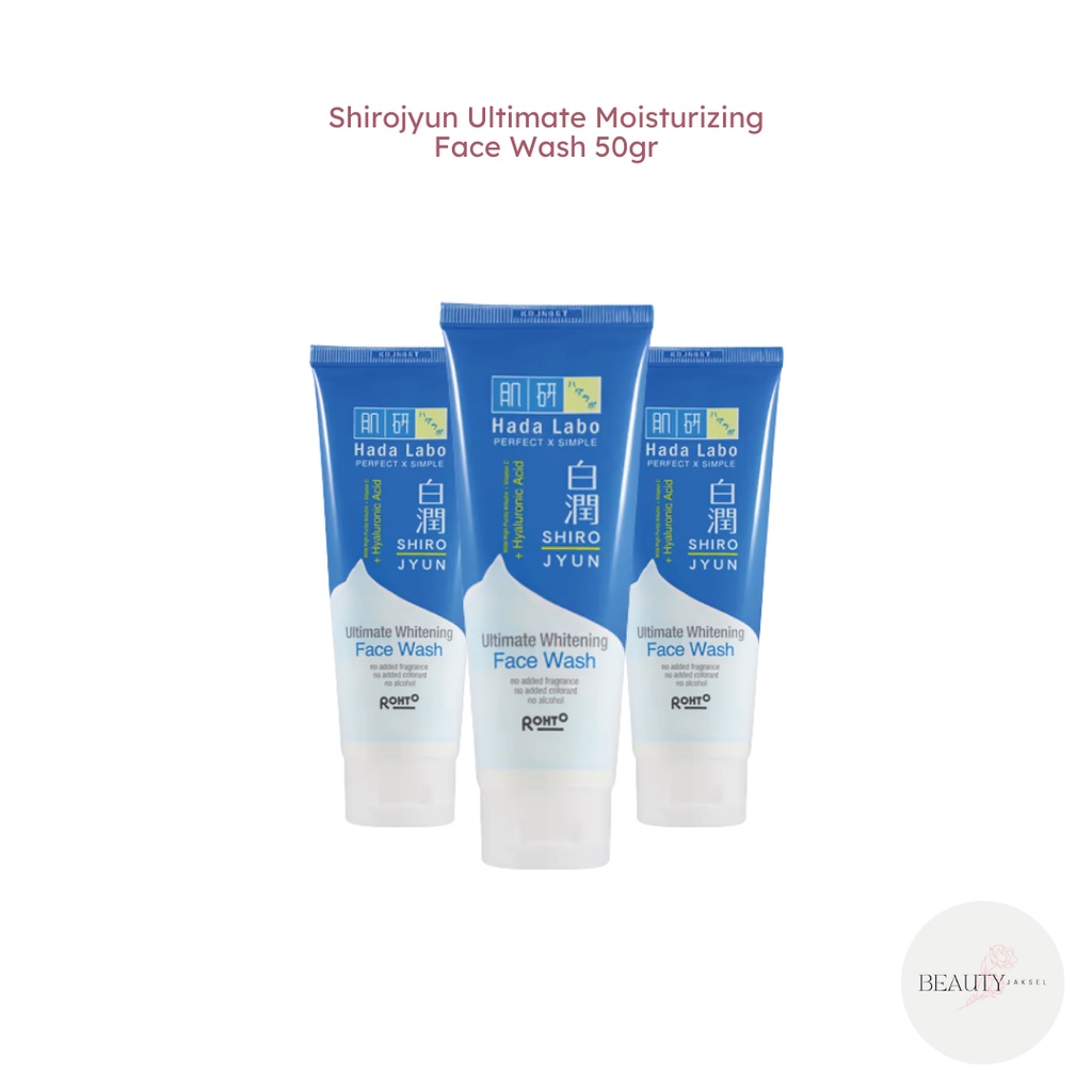 Jual HADA LABO Gokujyun Face Wash | Shirojyun Face Wash | Tamagohada ...