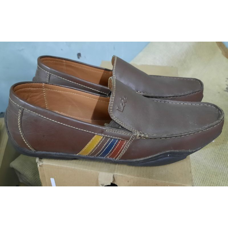 Jual Lois Sepatu Moccasin Kulit Original LSMC026C | Shopee Indonesia