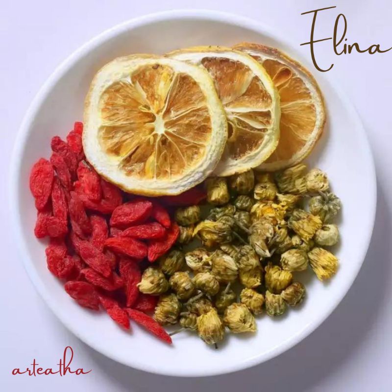 Jual Elina tea ( per sachet)- Goji berry + lemon + baby chrysant ...