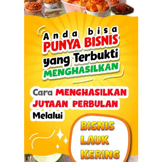 Jual KURSUS BISNIS JAJANAN MAKANAN LAUK KERING KULINER JUTAAN RESELLER ...
