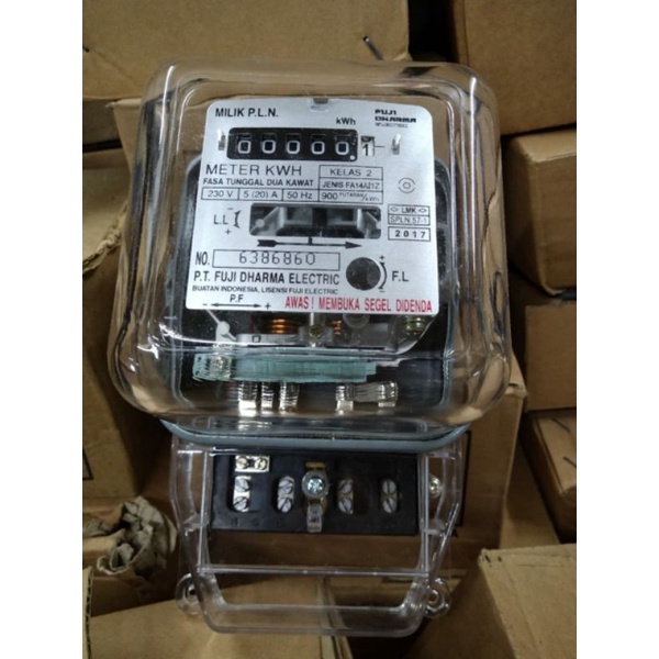 Jual Fuji dharma kWh meter listrik,1 phasa , 5/ 20 A | Shopee Indonesia