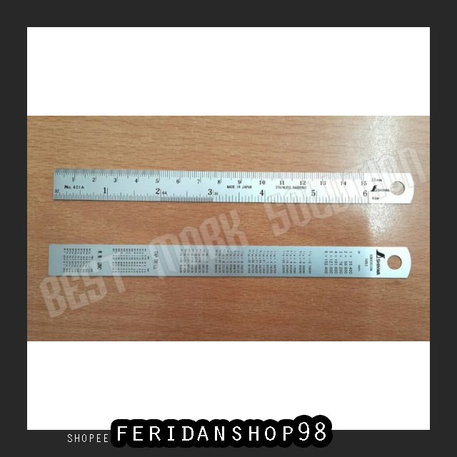 Jual FS1117 PENGGARIS PENGGARIS BESI ATK MISTAR RULER SHINWA 15 CM JEPANG BY FERIDANSHOP98 ...