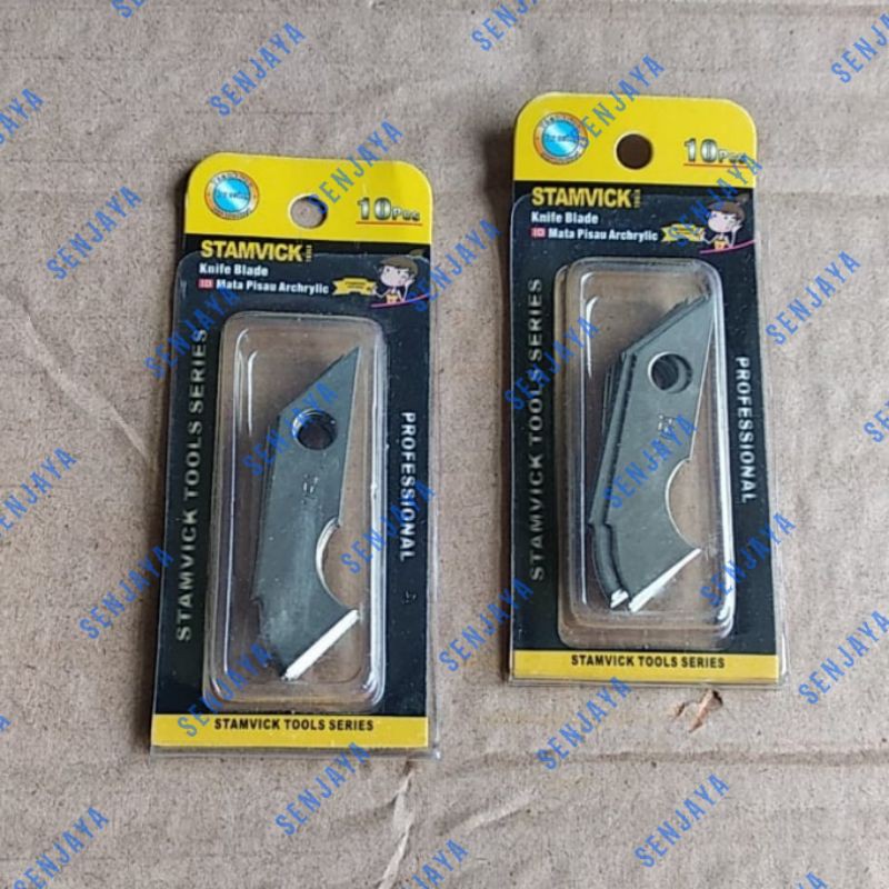 Jual Isi cutter mata pisau akrilik acrylic knife Blade | Shopee Indonesia