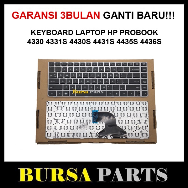 Jual Keyboard Laptop HP ProBook 4330 4331s 4430s 4431s 4435s 4436s ...