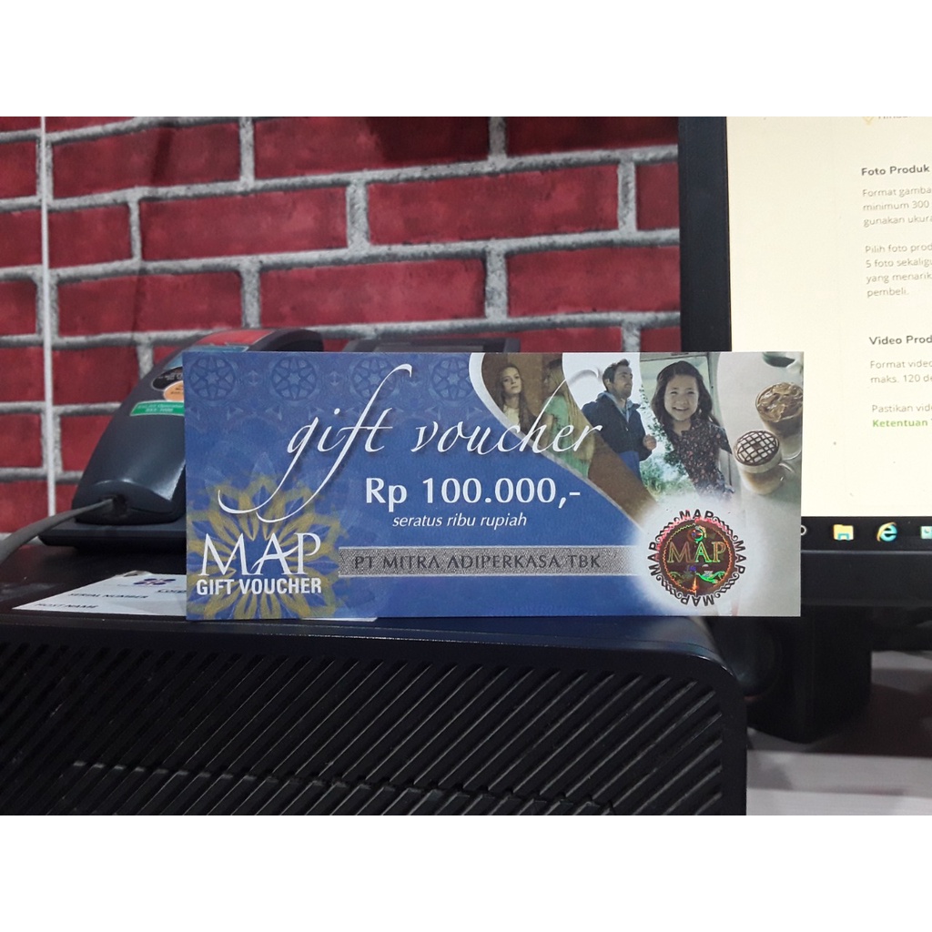 Jual VOUCHER MAP Pecahan 100.000 VALID 31 DES 2025, 2026, 2027 mixed ...