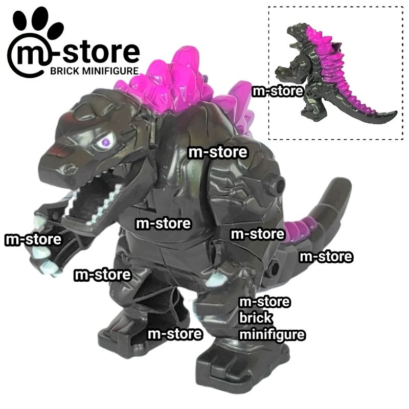 Jual brick purple godzilla big toy figure | Shopee Indonesia