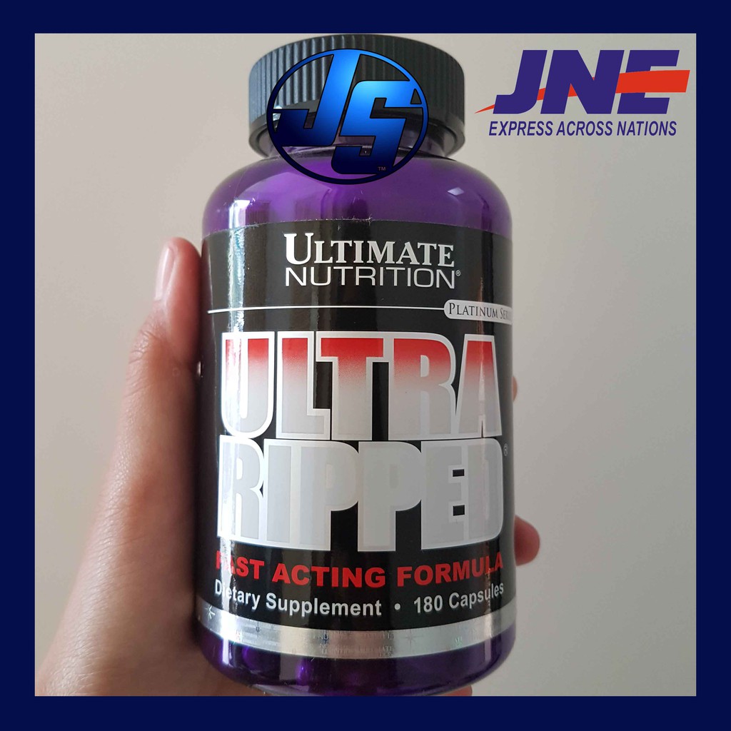 Jual Ultimate Nutrition Ultra Ripped 180 Caps Fatburner Shopee Indonesia