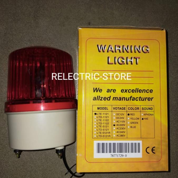 Jual Lampu Warning Light Rotary Sirine Led 4 Inch /Lampu Rotary 4 Inch ...