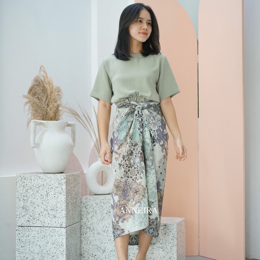 Jual ROK SERUT BATIK LYRA (1 ROK JADI 3 LOOK) | Shopee Indonesia