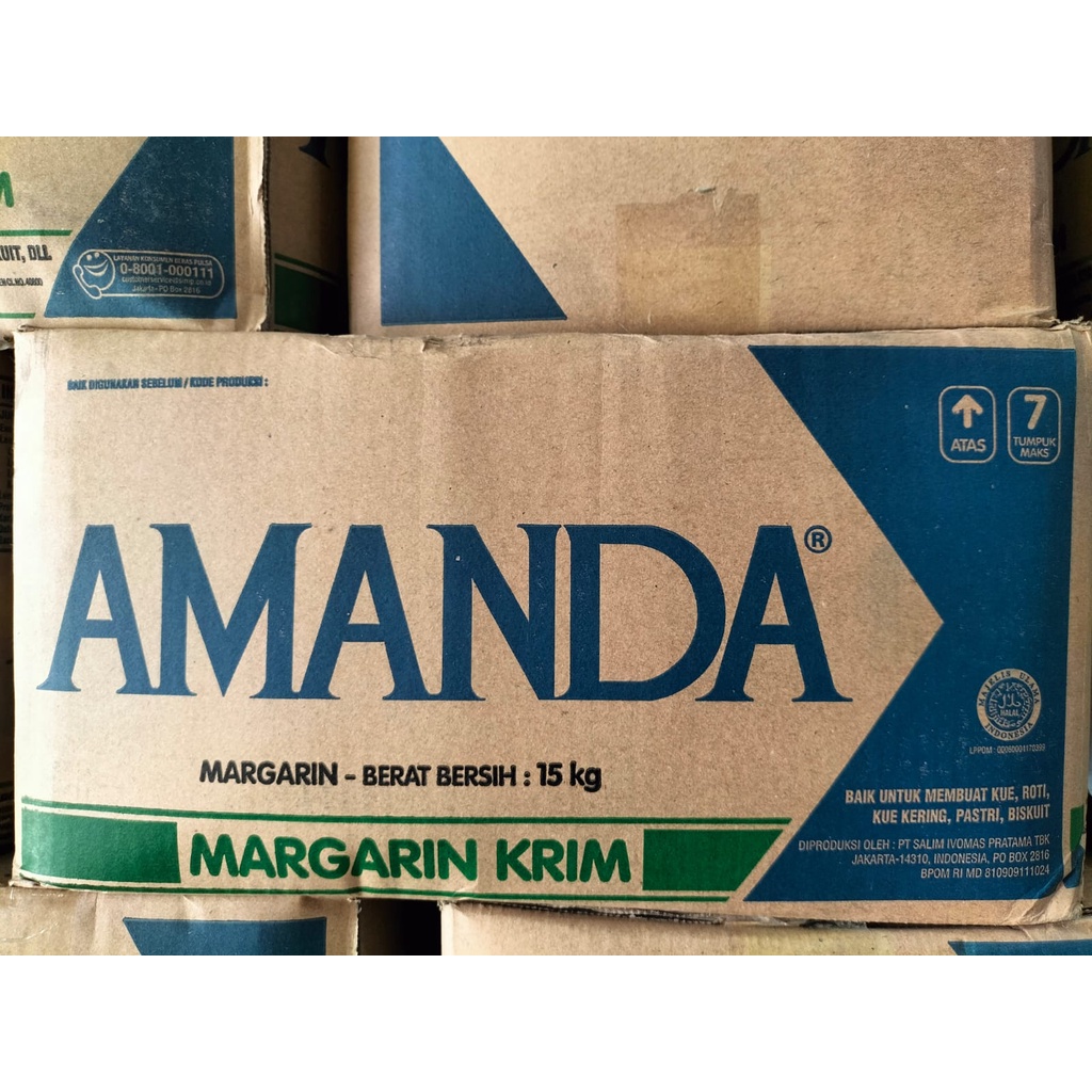 Jual Amanda Margarin Krim 15kg | Shopee Indonesia