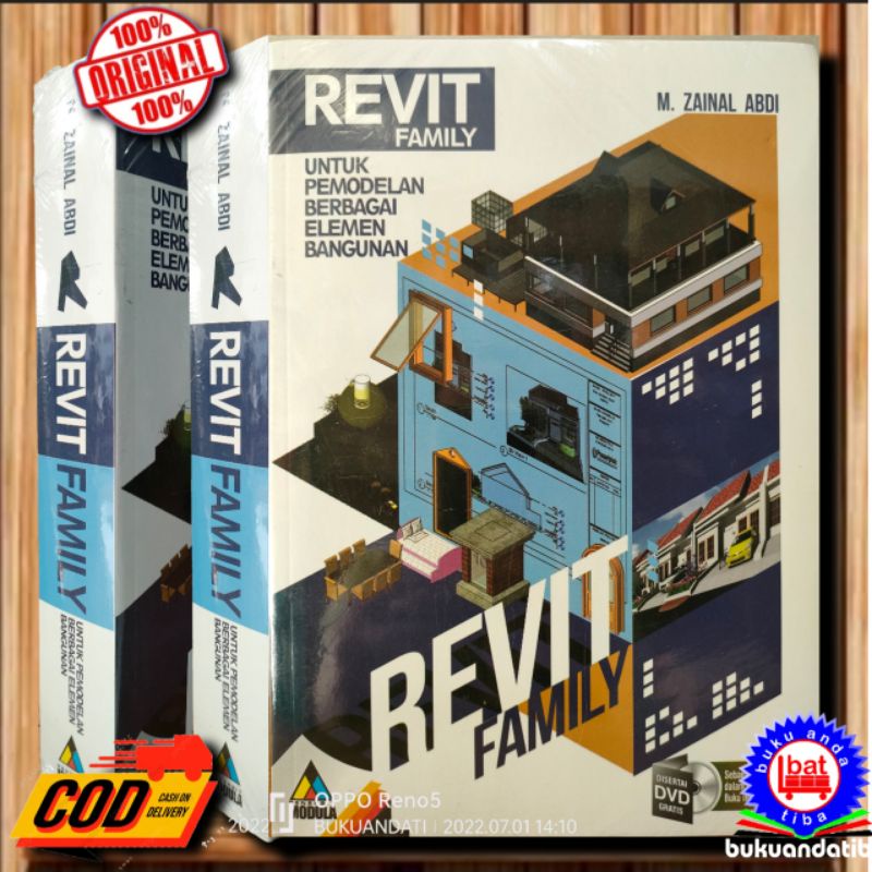 Jual REVIT FAMILY UNTUK PEMODELAN BERBAGAI ELEMEN BANGUNAN + DVD - BUKU ...